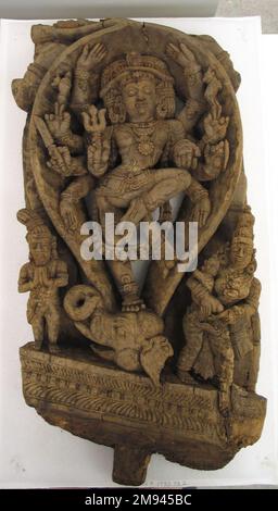 Relief Depicting Shiva Dancing as the Slayer of Demons Relief Depicting ...