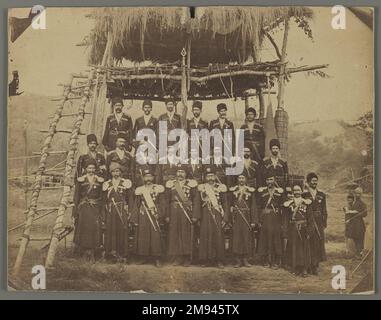 Persian Cossacks, One of 274 Vintage Photographs, Albumen silver ...