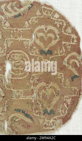 Roundel with Botanical Decoration Coptic. Roundel with Botanical ...