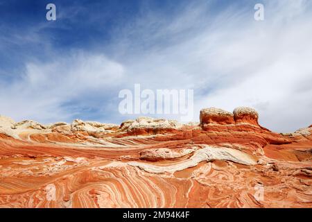 Mindblowing shapes and colors of moonlike sandstone formations in White ...