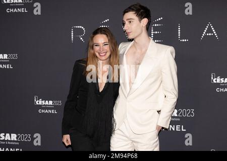 Theodore Pellerin and Laetitia Dosch attend the Cesar - Revelations ...