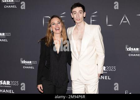 Theodore Pellerin and Laetitia Dosch attend the Cesar - Revelations ...