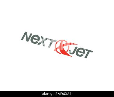 Nextjet, Logo, White background Stock Photo - Alamy