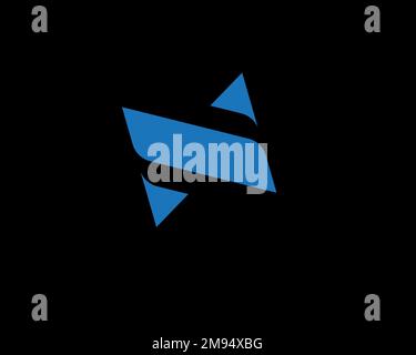 NetSol Technologies company, rotated logo, black background B Stock ...