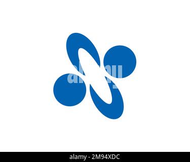 Nippon Kayaku, Rotated Logo, White Background Stock Photo - Alamy