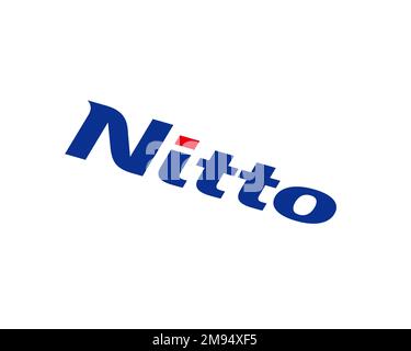 Nitto Denko, Rotated Logo, White Background Stock Photo - Alamy