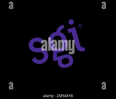 Silicon Graphics, Logo, Black background Stock Photo - Alamy