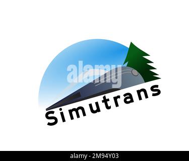 Simutrans, Logo, White background Stock Photo - Alamy