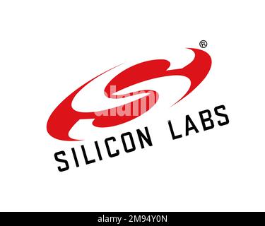 Silicon Labs, rotated logo, white background B Stock Photo - Alamy