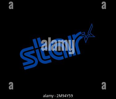 Star Micronics, Logo, Black background Stock Photo - Alamy