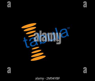 Tabula company, Logo, Black background Stock Photo - Alamy
