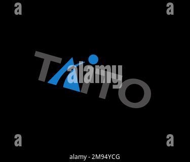 Taito, Logo, Black background Stock Photo - Alamy