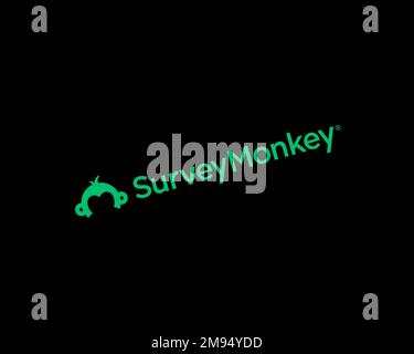 SurveyMonkey, Logo, Black background Stock Photo - Alamy