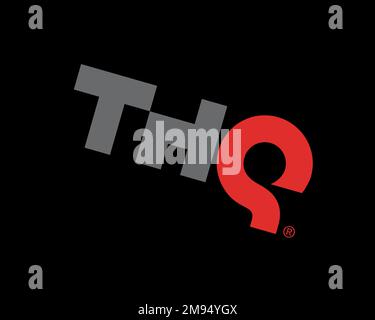 THQ, Logo, Black background Stock Photo - Alamy