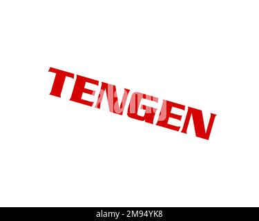 Tengen company, rotated logo, white background Stock Photo - Alamy