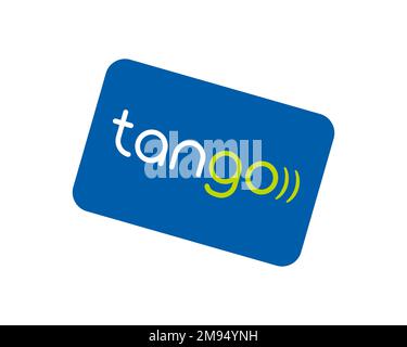 Tango telecom, rotated logo, white background Stock Photo - Alamy