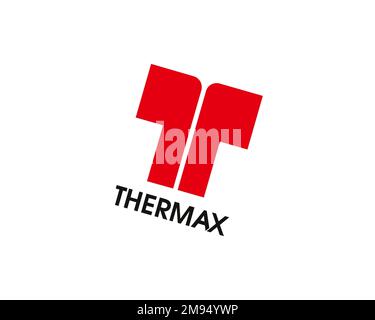 Thermax, rotated logo, white background Stock Photo - Alamy