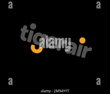 Tigerair, Logo, Black background Stock Photo - Alamy