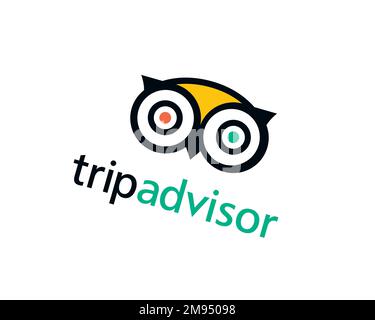 TripAdvisor, Logo, White background Stock Photo - Alamy