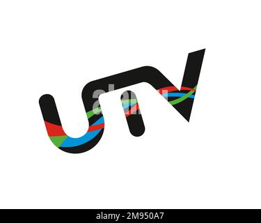UTV Software Communications, Logo, White background Stock Photo - Alamy