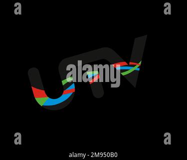 UTV Software Communications, Logo, Black background Stock Photo - Alamy