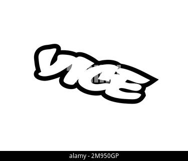 Vice magazine, Logo, White background Stock Photo - Alamy