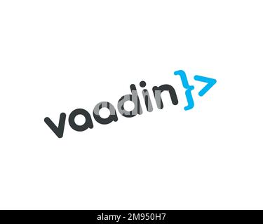 Vaadin, rotated logo, white background B Stock Photo - Alamy