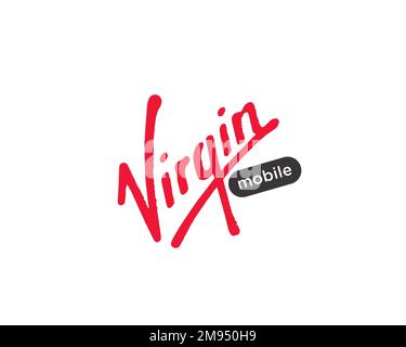 Virgin Mobile USA, Logo, White background Stock Photo - Alamy