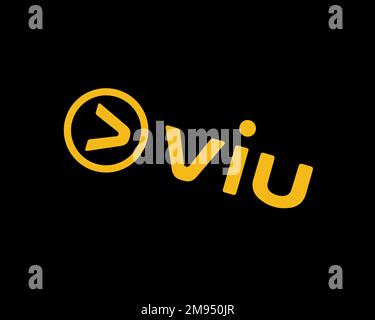 Viu streaming media, rotated logo, white background Stock Photo - Alamy