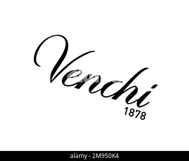 Venchi, rotated logo, white background Stock Photo - Alamy