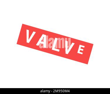 Valve Corporation, Logo, White Background Stock Photo - Alamy