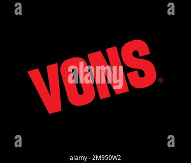 Vons, Logo, Black background Stock Photo - Alamy