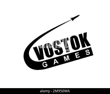 Vostok Games, Logo, White background Stock Photo - Alamy