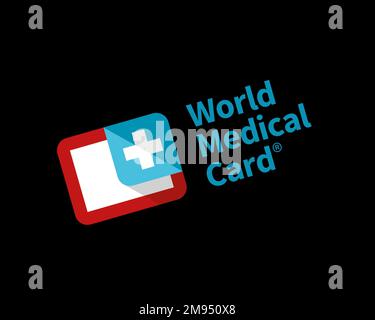WMC Technologies AS, rotated logo, black background B Stock Photo - Alamy