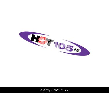 WHQT, rotated logo, white background Stock Photo - Alamy