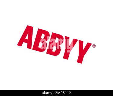 ABBYY, rotated logo, white background Stock Photo - Alamy