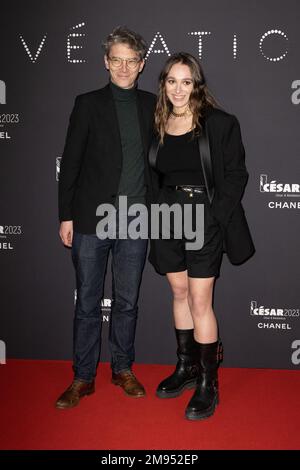 Swann Arlaud and Capucine Valmary attend the Cesar - Revelations 2023 ...