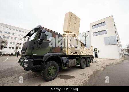 Ulm, Germany. 16th Jan, 2023. A Eurofighter Common Radar System ECRS ...