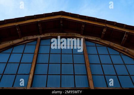 La Nau Gaudí de Mataró, Barcelona, Spain. former industrial building ...