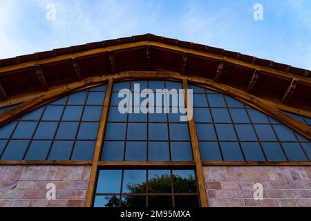 La Nau Gaudí de Mataró, Barcelona, Spain. former industrial building ...