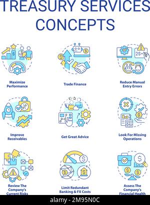 Treasury management abstract concept vector illustration Stock Vector ...