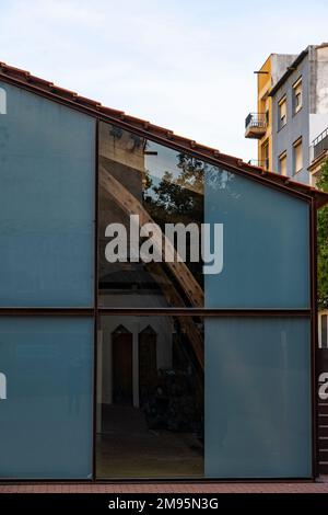 La Nau Gaudí de Mataró, Barcelona, Spain. former industrial building ...