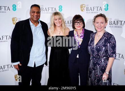 Bafta CEO Jane Millichip and Bafta Chair Krishnendu Majumdar attending ...