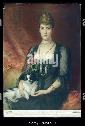 Princess of Wales, later Queen Alexandra Stock Photo - Alamy