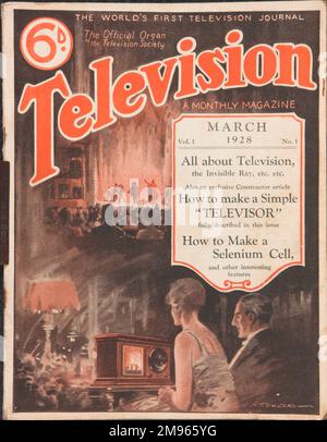 Front cover of Television magazine, "the world's first television ...