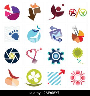 Sect of pictogram for activities or companies Stock Vector Image & Art ...