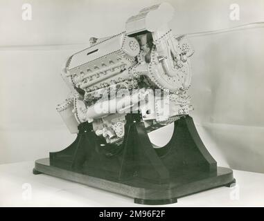 Model Napier Deltic engine Stock Photo - Alamy