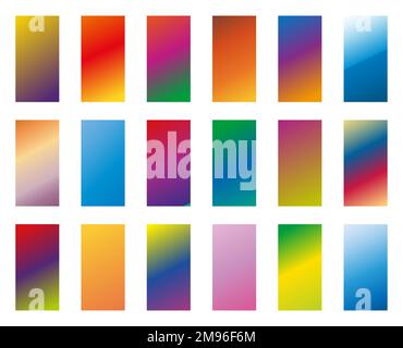 Hipster cover design template set. Red white blue abstract lines on ...