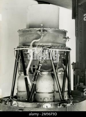 Westminster Eland engine, EL 131 starboard engine plan view, compressor ...