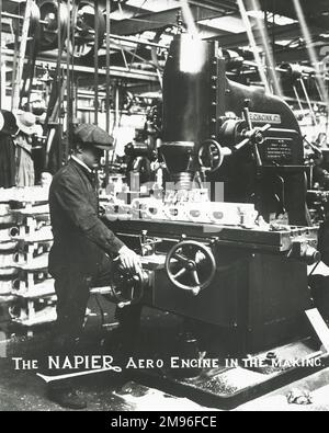 The Napier aero engine in the making Stock Photo - Alamy